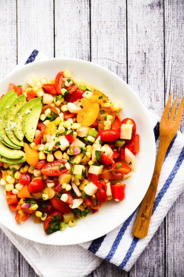 Late Spring Vegetable Ceviche - Blissful Basil