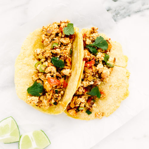 Vegan Migas Breakfast Tacos from The Taco Cleanse + A Giveaway!