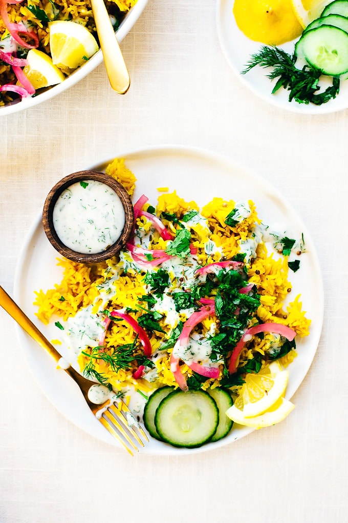 Vegan Golden Rice - Blissful Basil